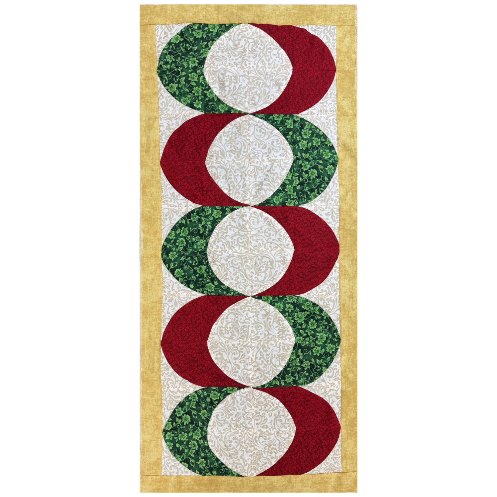 Quick Curve Ruler Mini (QCR Mini) and Table runner Pattern - Pocono Sew ...