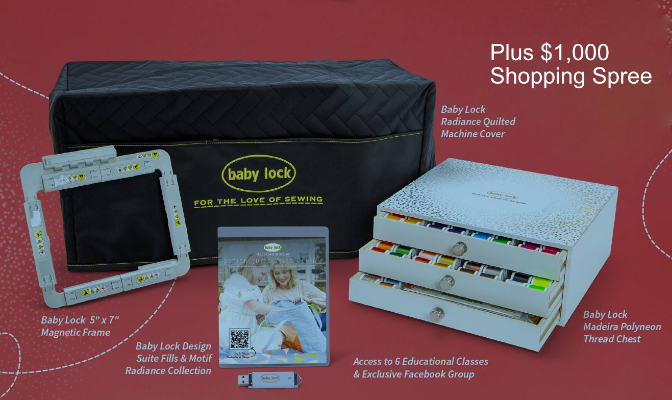 Baby Lock Radiance BLRA Embroidery, Sewing and Quilting Machine - 1000 ...