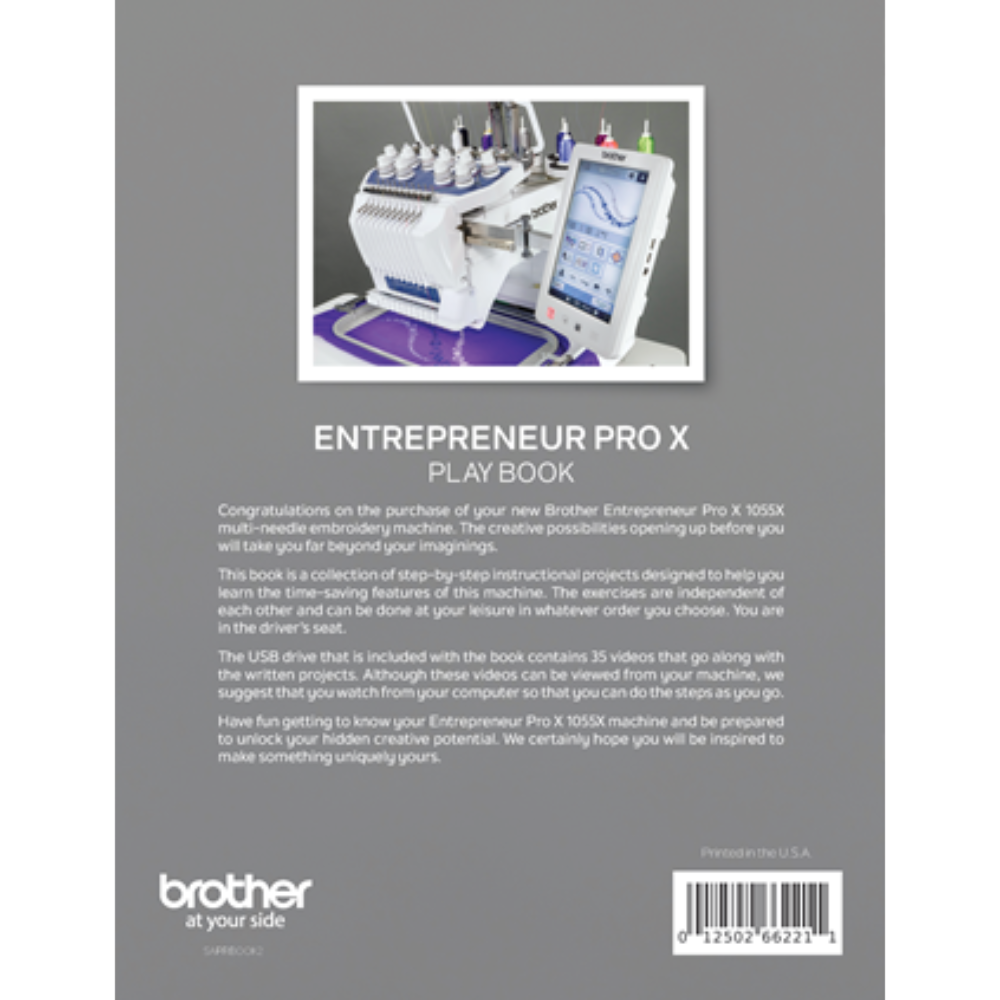 Brother Entrepreneur Pro X PR1055X Play Book SAPRBOOK2 - FREE Shipping ...