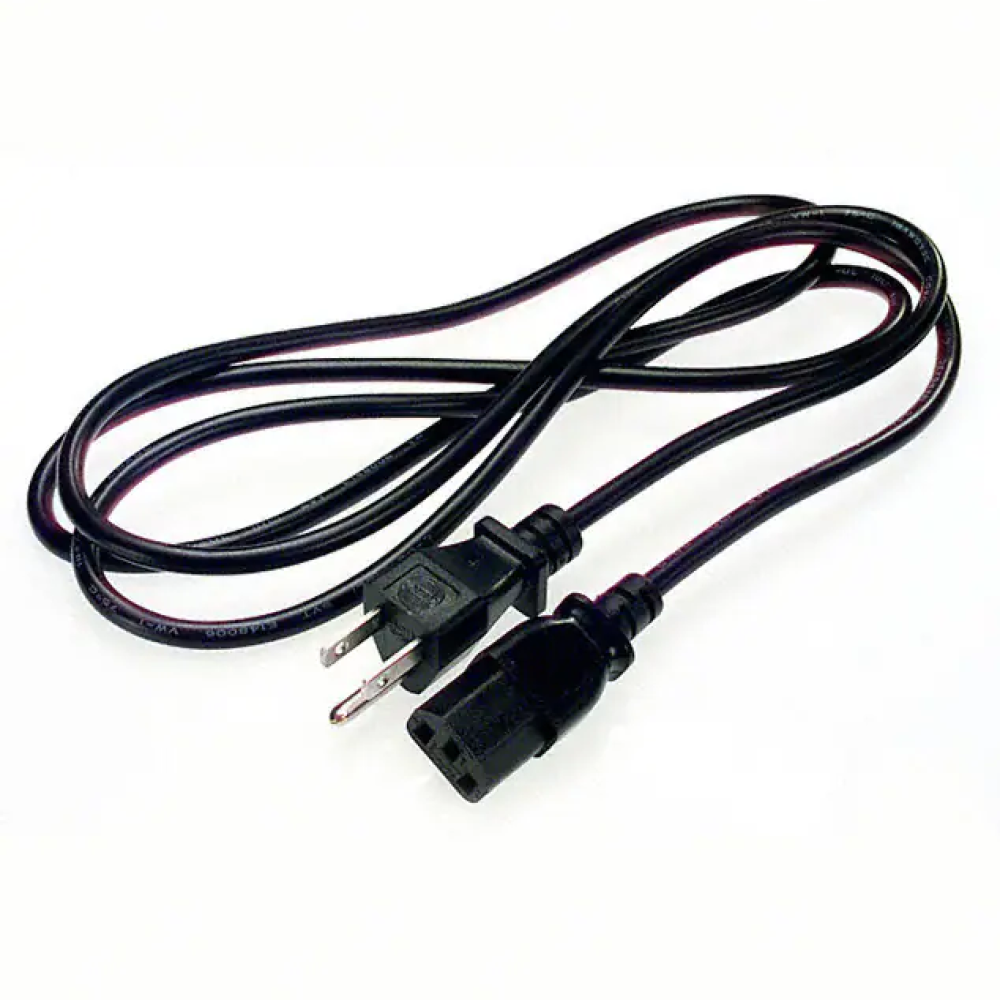 6 Foot Black Power Cord AK500/U-2 - 1000's of Parts - Pocono Sew & Vac