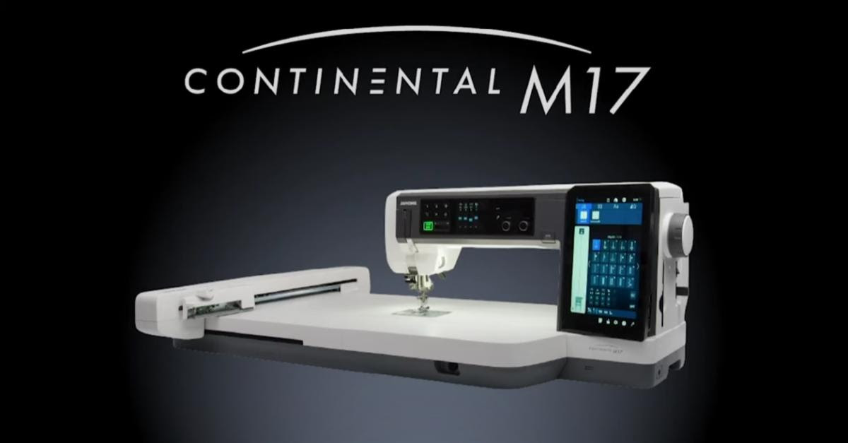 Janome Continental M17 Professional Embroidery, Sewing & Quilting ...