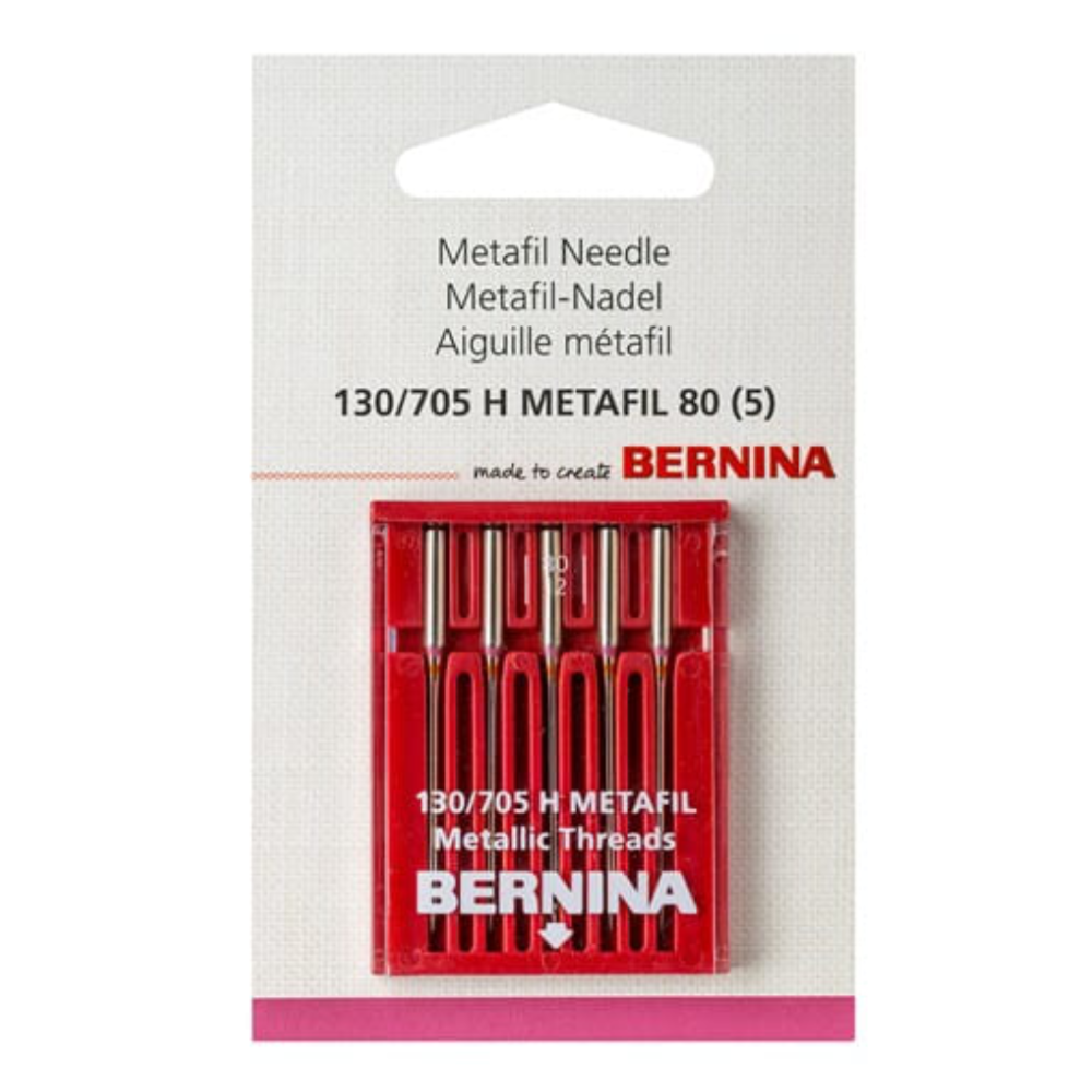 Bernina Metafil Metallic Needles Size 80/12 5 Pack - 1000's of Parts ...