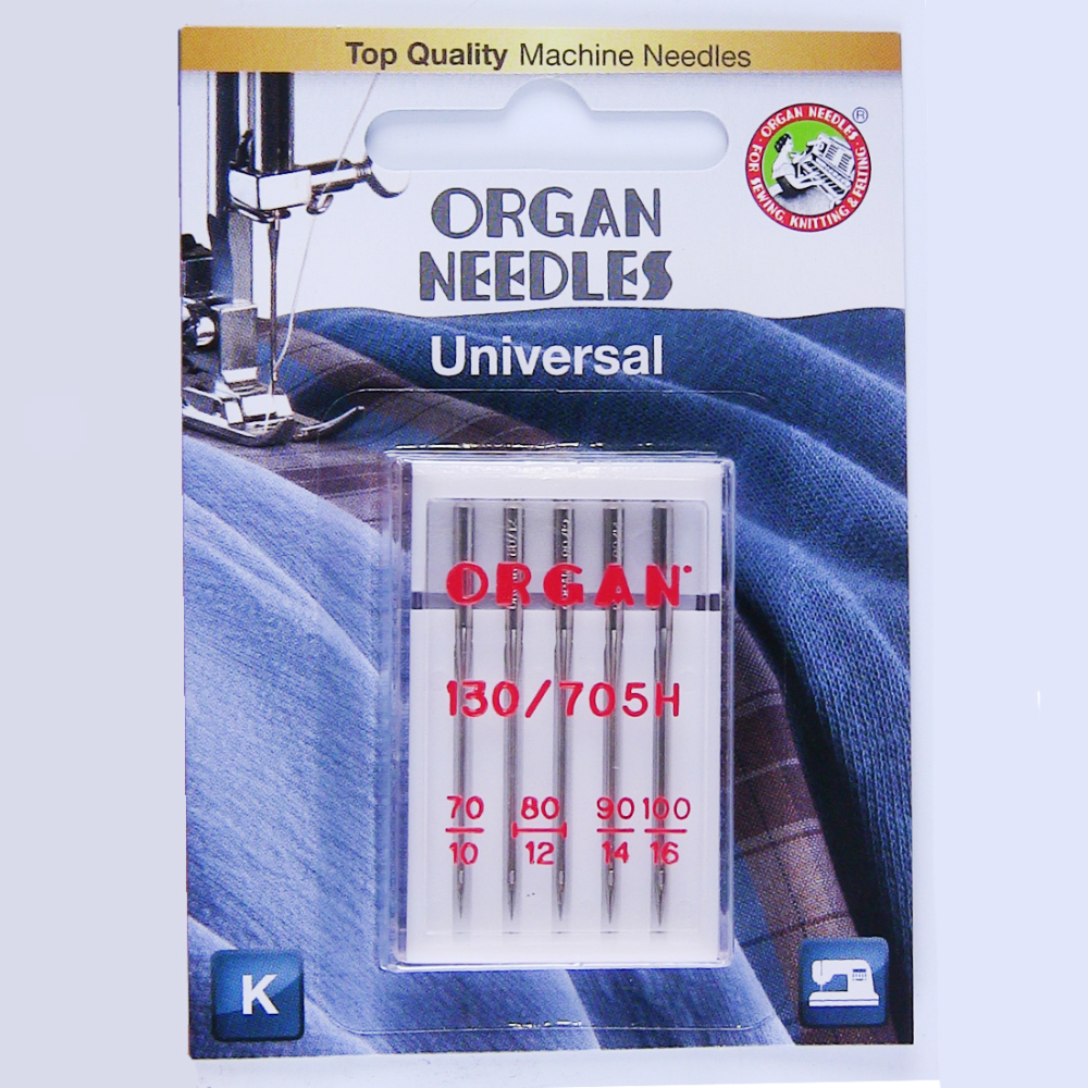 Organ Universal Needles Combo Sizes 70-100 5 PACK - 1000's of Parts - Pocono Sew & Vac