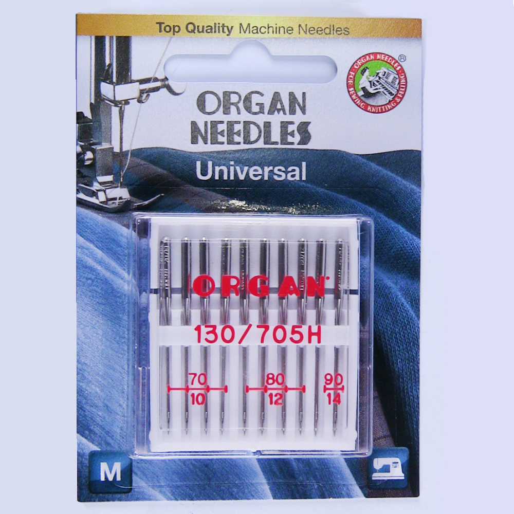Organ Universal Needles Combo Sizes 70-90 10 PACK 5128000BL - 1000's of Parts - Pocono Sew & Vac