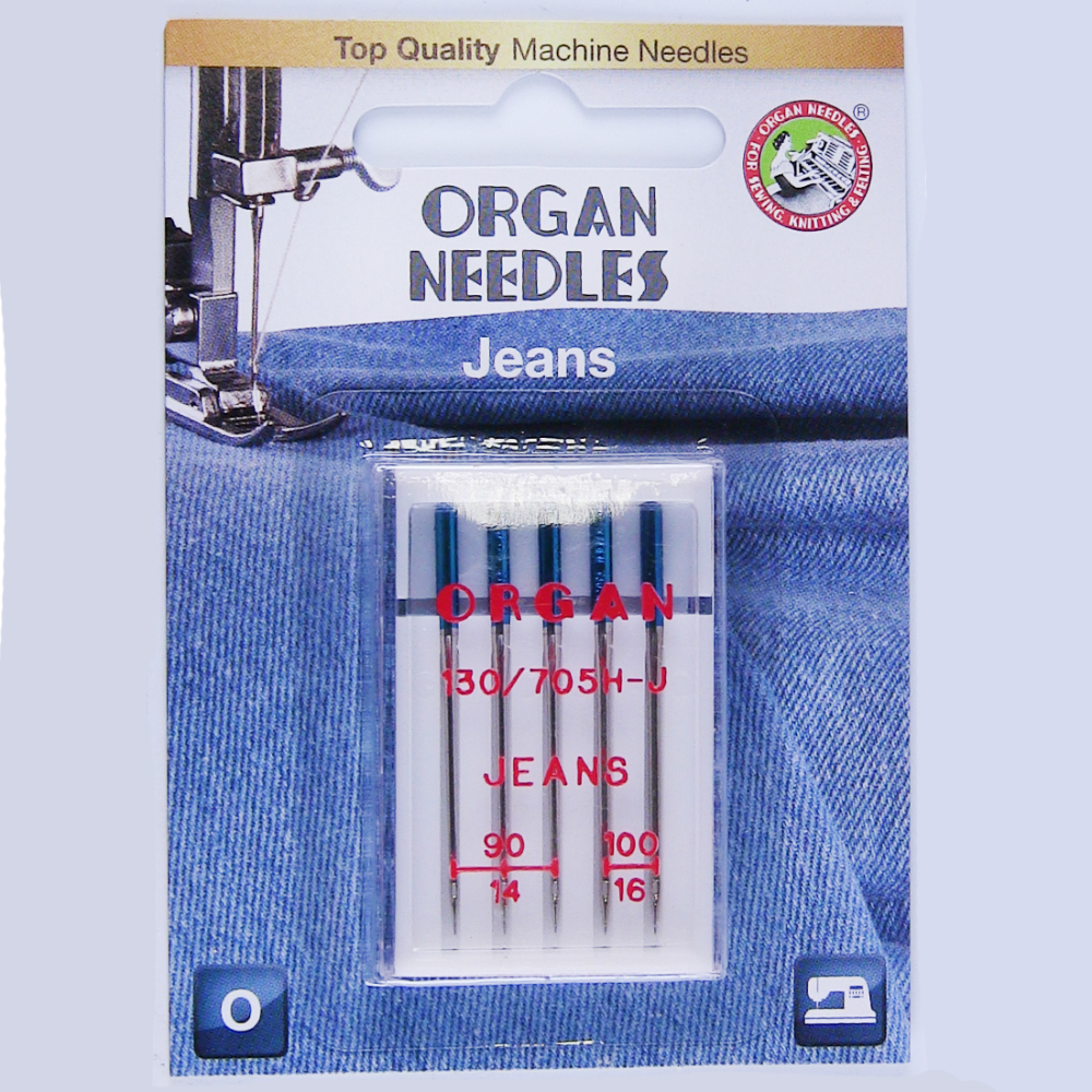 Organ Jeans Needles Combo Sizes 90-100 5 PACK - 1000's of Parts ...
