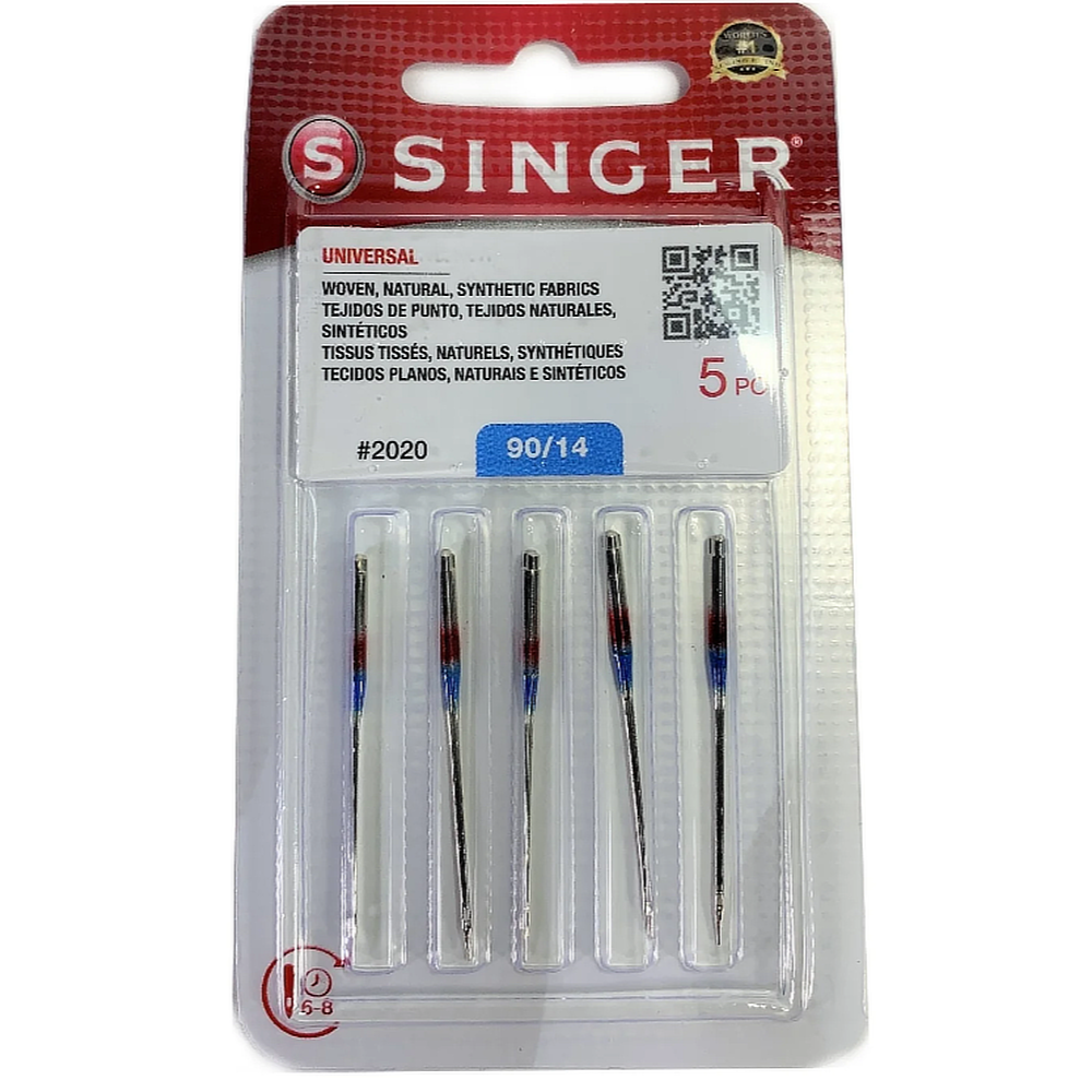 Singer Universal Needles 5-Pack (Choose Size) - 1000's of Parts ...