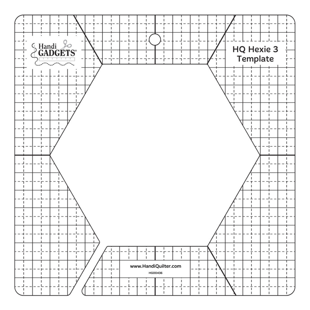 Handi Quilter 3" Hexie Ruler HG00436 - 1000's of Parts - Pocono Sew & Vac