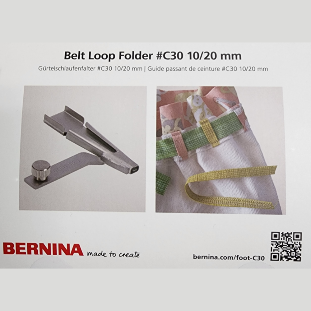 Bernina Belt Loop Folder #C30 10/20mm 109119.70.00 - FREE Shipping over ...