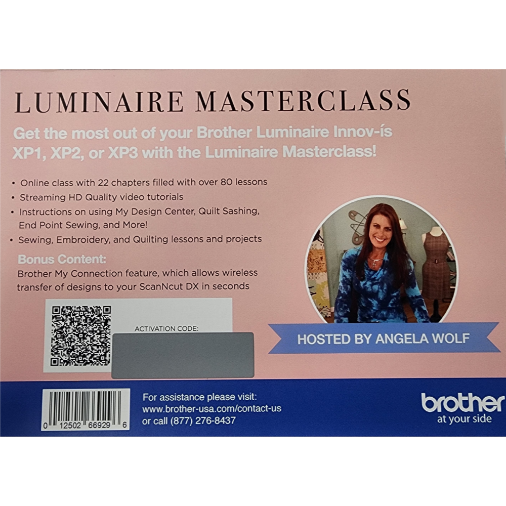 Brother Angela Wolf Luminaire Masterclass SAWOLFMC - FREE Shipping over ...