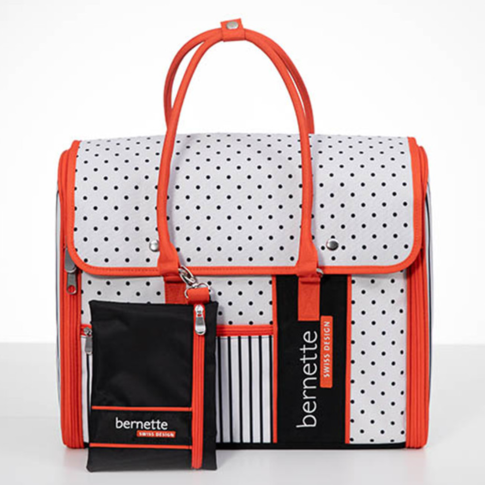 Bernette Polka Dot Machine tote 999-TOTE25 - FREE Shipping over $49.99 ...